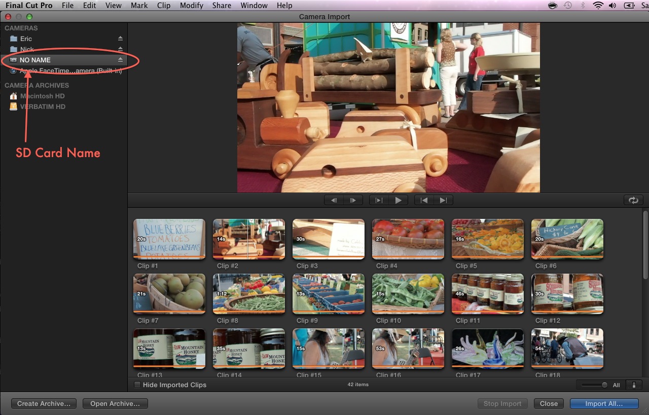 How to Import AVCHD Files from a Memory Card or Hard Drive in Final Cut ...