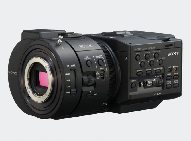 Sony NEX-FS700: 4K APS-C Camcorder & 240fps at 1080p