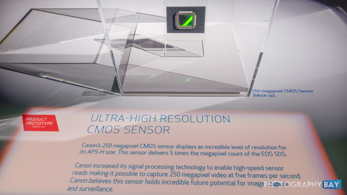 Canon 250MP Prototype Sensor & Camera on Display at Canon Expo