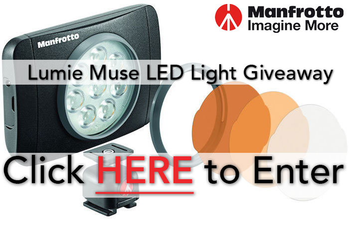 Giveaway: Manfrotto Lumie Muse LED Light
