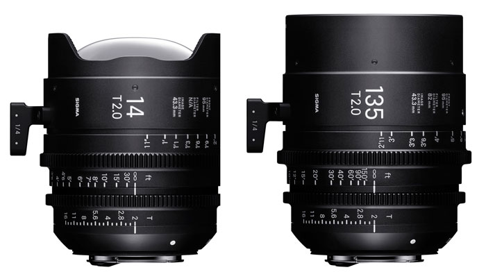 Sigma Unveils Two New Cine Prime Lenses