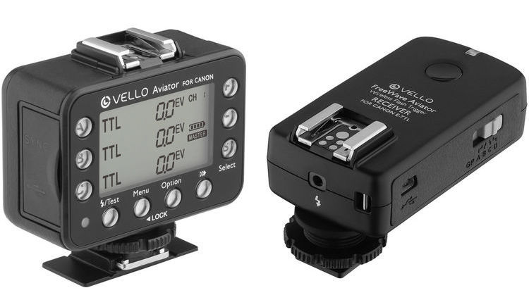 Vello FreeWave Aviator Wireless E-TTL II Flash Transceiver Kit for $109